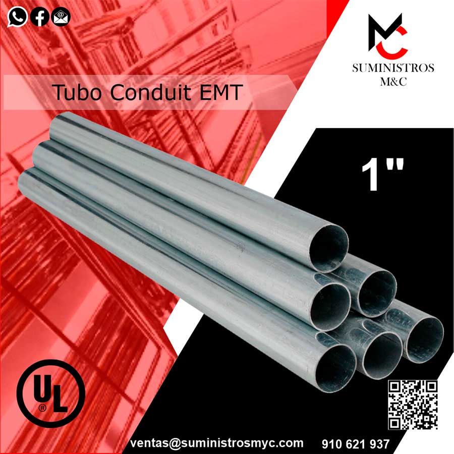 Tubo Conduit-Emt 1" - Suministros M&C