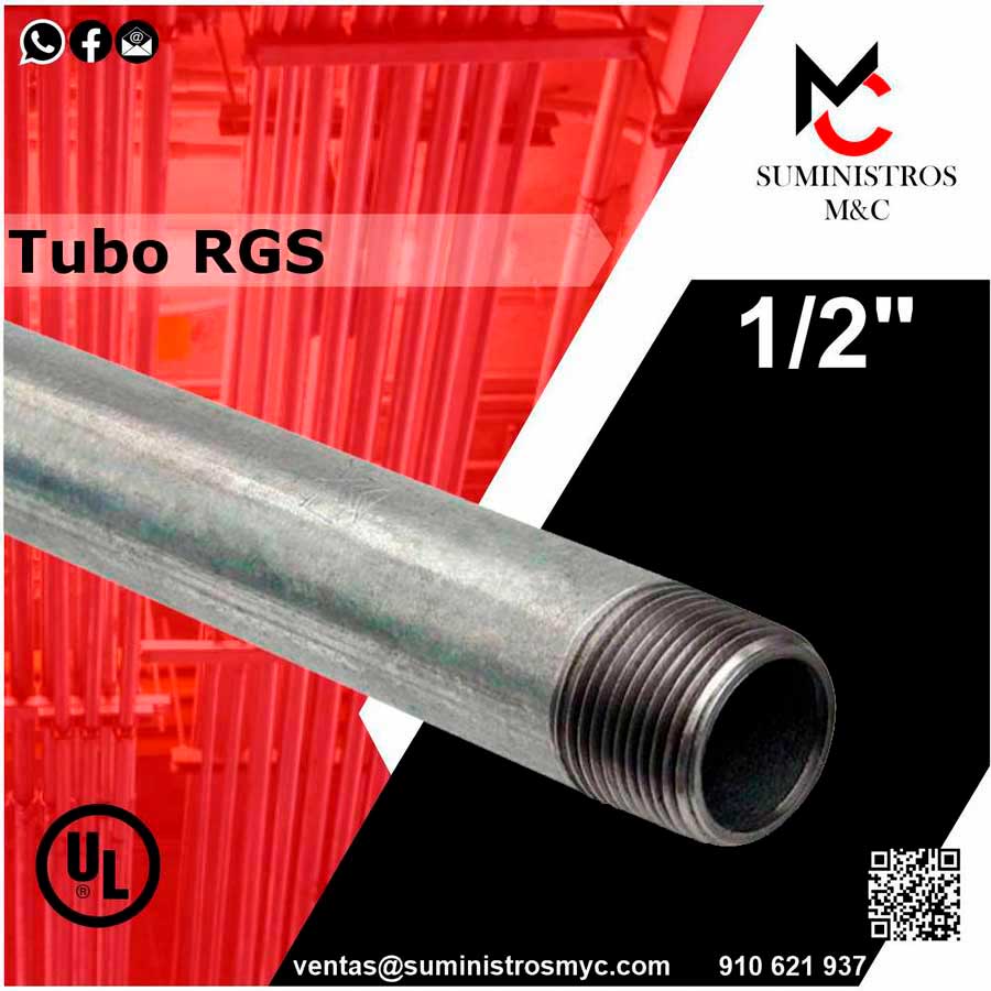 Tubo-RGS 1/2" - Suministros M&C