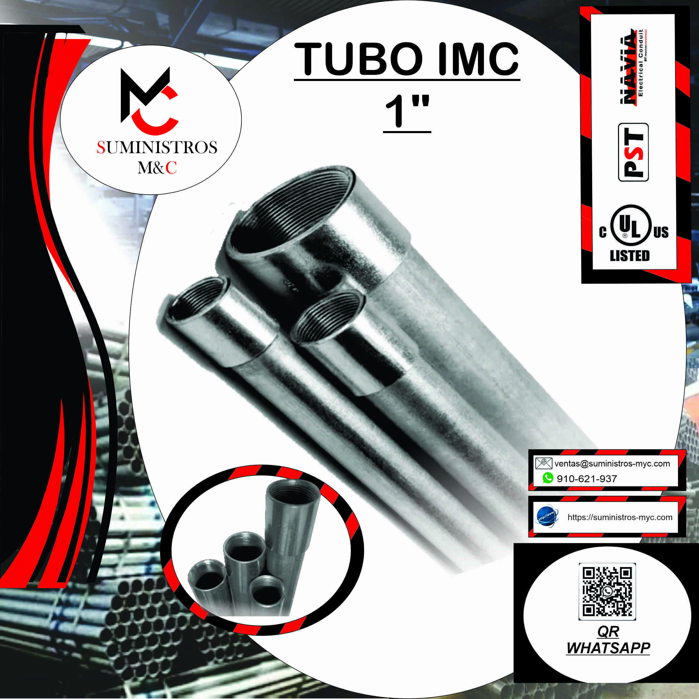 TUBO CONDUIT IMC 1" - Suministros M&C