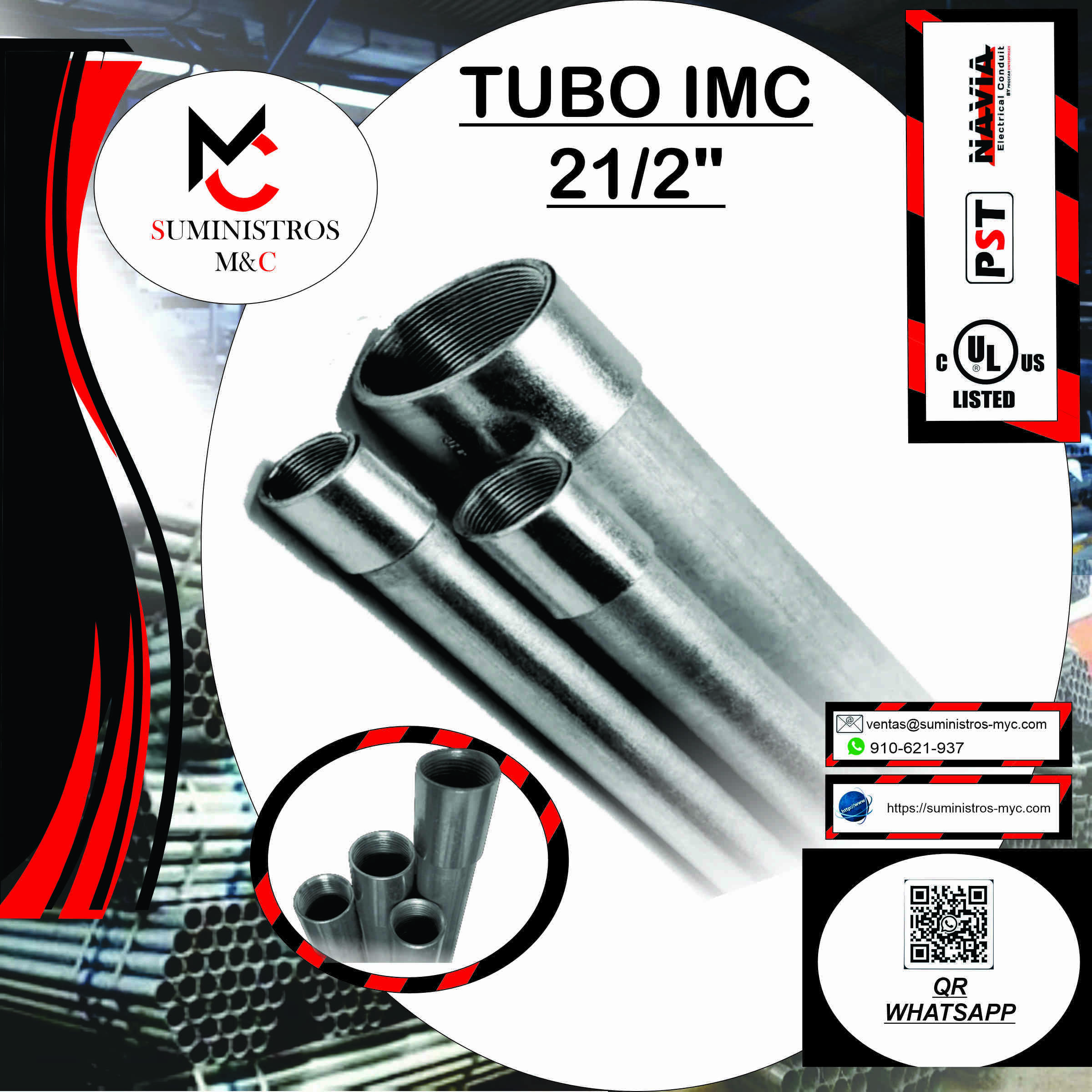 TUBO CONDUIT IMC 21/2" - Suministros M&C